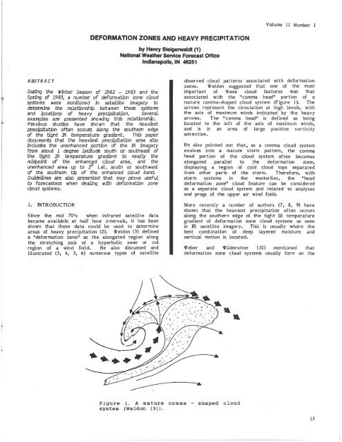 deformation zones and heavy precipitation - National Weather ...