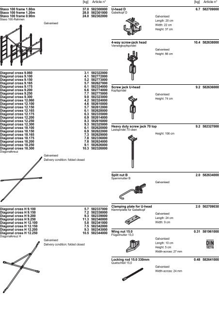 Article list - Doka