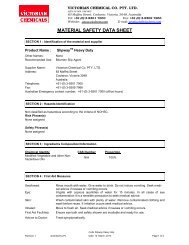 SAF HEAVY MSDS - SAFIC