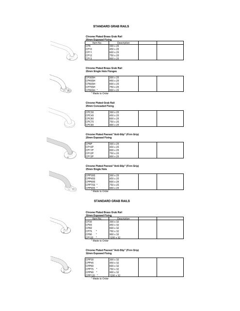 HAND RAIL INDUSTRIES CATALOGUE FEB 08 - Pride Industries