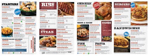 Take-Out Menu PDF - Montana's Cookhouse