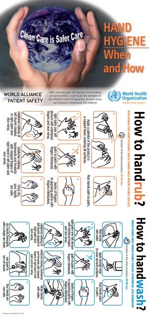 How to hand rub ? - World Health Organization
