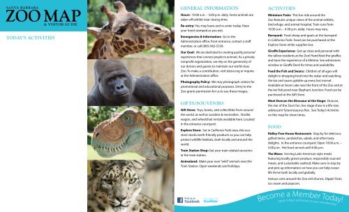 Santa Barbara Zoo Map SANTA BARBARA ZOO Updated April 2025 2542