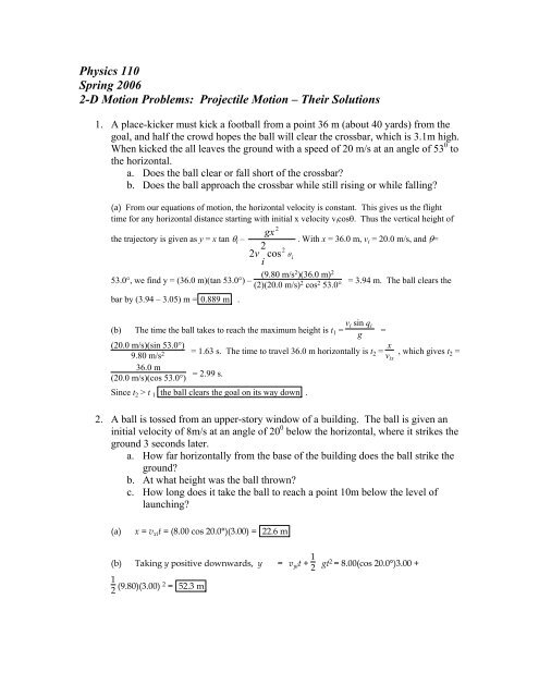 Physics 110