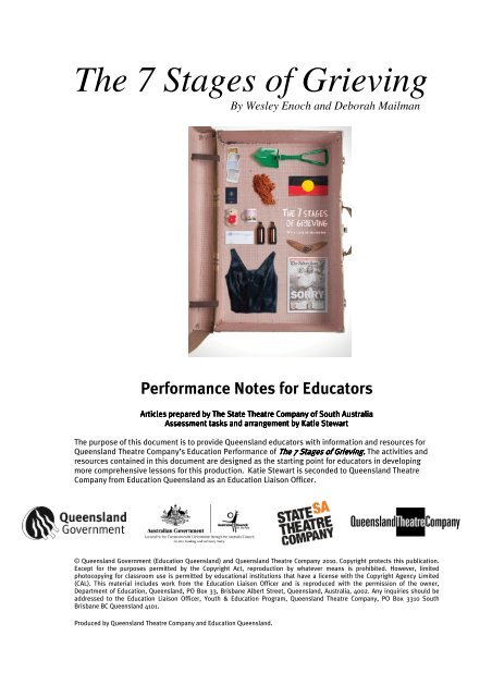 The 7 Stages of Grieving - Queensland Theatre Company