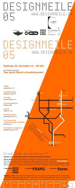 Flyer Designmeile - NOSE