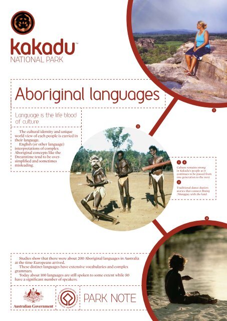 Aboriginal languages ( PDF - 841 KB)
