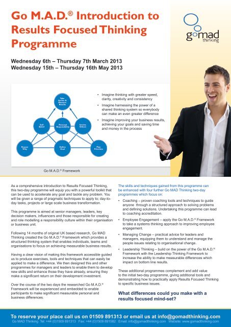 Download the Introduction to Results Focused ... - Go MAD Thinking