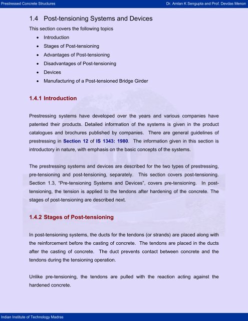 Design Of Prestressed Concrete Beam Nptel - The Best Picture Of Beam