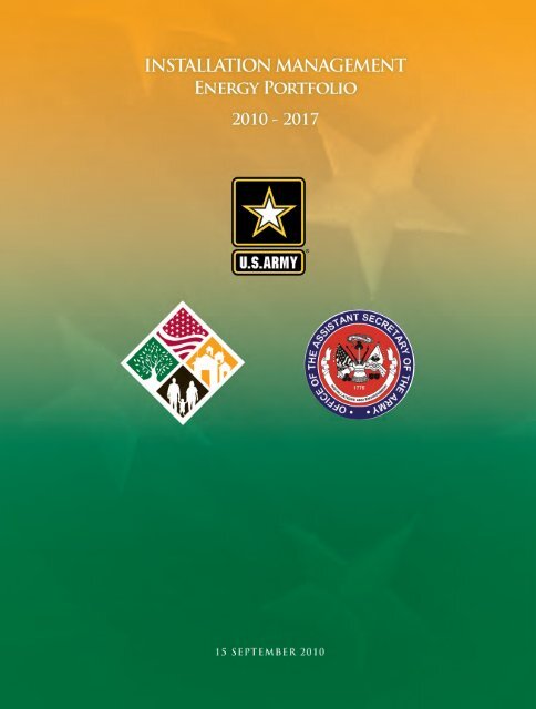 Installation Management Energy Portfolio - Army Energy Program