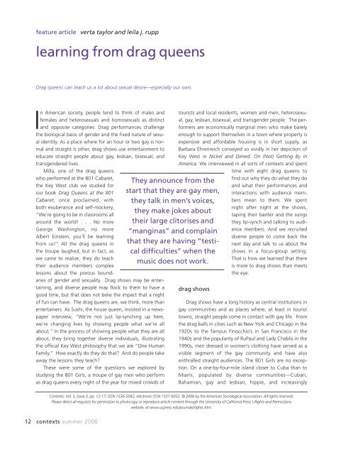 Taylor & Rupp, Learning from Drag Queens - it-educ.jmu.edu