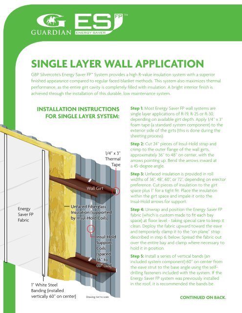 Energy Saver Wall Installation Instructions - Guardian Building ...