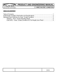 PVDF Color Chart - Nucor Building Systems