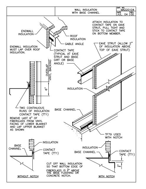 ENDWALL INSULATION MUST L