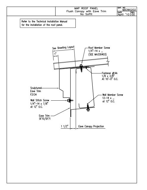 Eave Trim SF70/SF71 See S