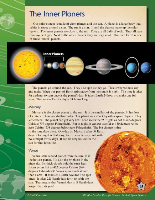 The Inner Planets