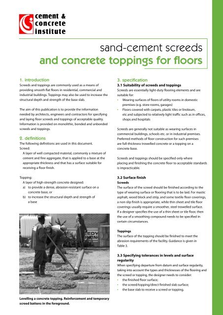 Concrete Floor Topping Mix Ratio | Viewfloor.co