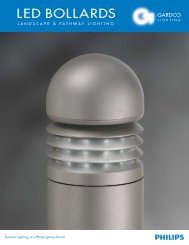 Gardco LED Bollard - BRM830 - BRM837 ... - Gardco Lighting