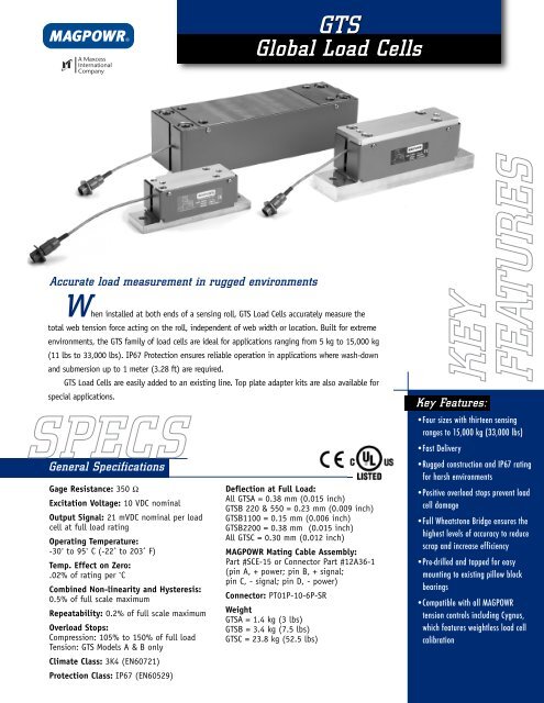 Global Series Load Cells - iwsystems.ca