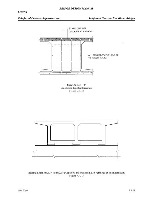Criteria BRIDGE DESIGN MA