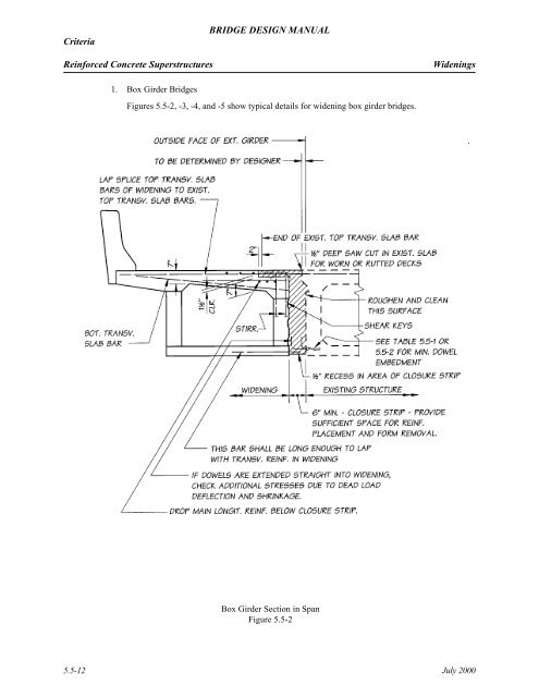 Criteria BRIDGE DESIGN MA