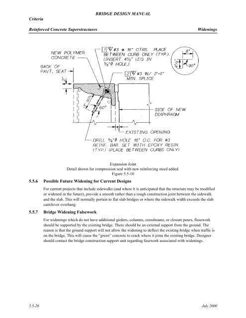 Criteria BRIDGE DESIGN MA