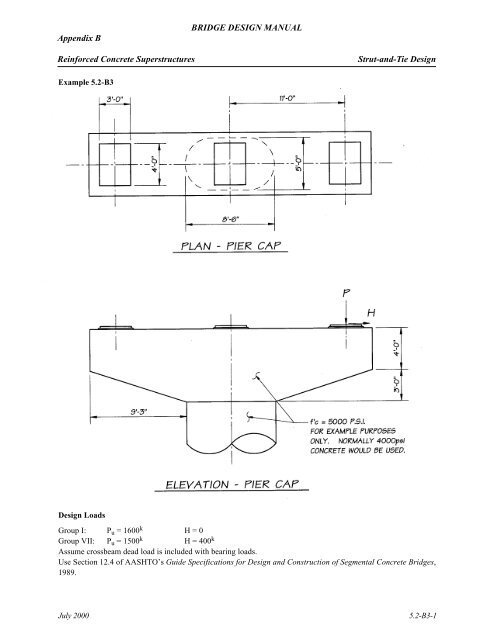 Appendix B BRIDGE DESIGN