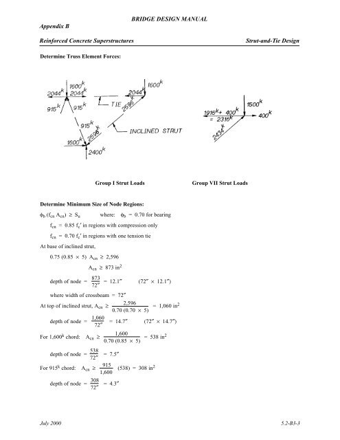 Appendix B BRIDGE DESIGN
