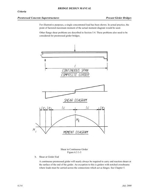 Criteria BRIDGE DESIGN MA