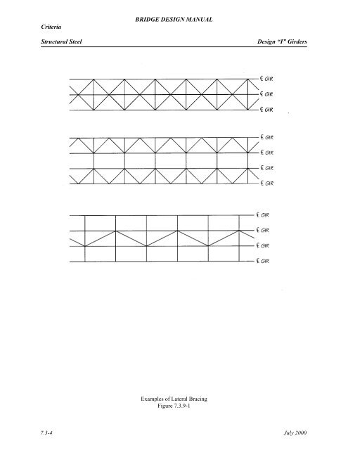 Criteria BRIDGE DESIGN MA