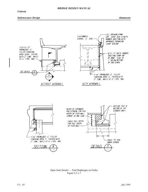 Criteria BRIDGE DESIGN MA