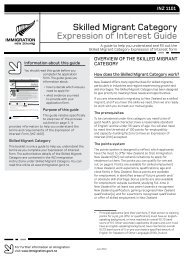 Parent Category Expression of Interest Form (INZ 1202)
