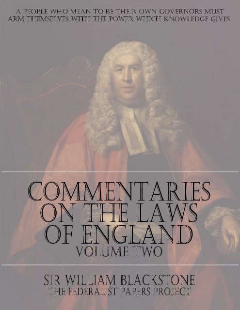 Commentaries-On-The-Laws-Of-England-Volume-Two