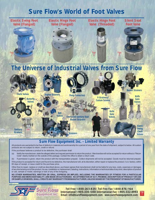 Sure Flow's World of Foot Valves - Bay Port Valve & Fitting