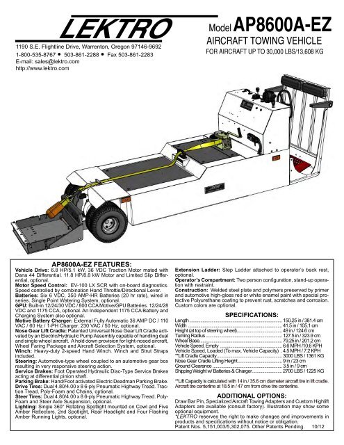 AP8600A-EZ - Lektro