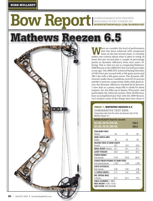 Mathews Reezen 6.5