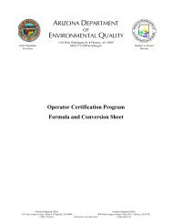 OPERATOR CERTIFICATION MATH SHEET