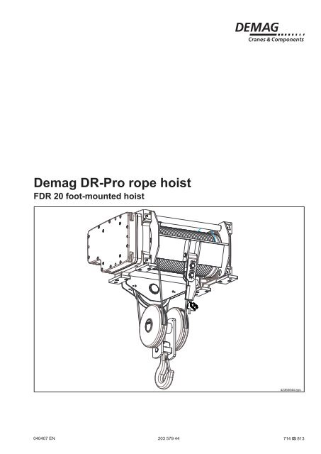 Demag DR-Pro rope hoist