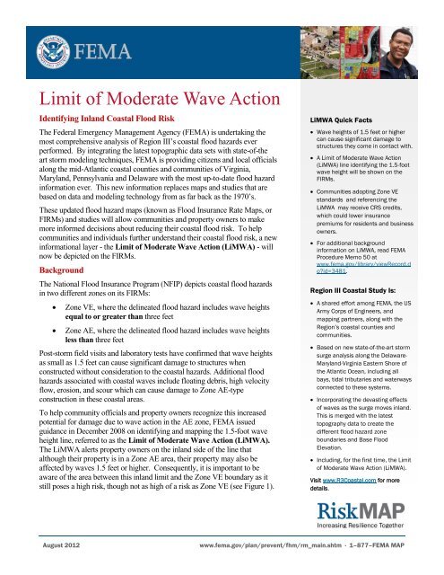 R3 LiMWA Fact Sheet - RAMPP