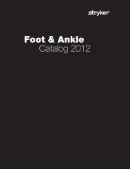 VariAx Foot Locked Plating System Operative Technique - Stryker