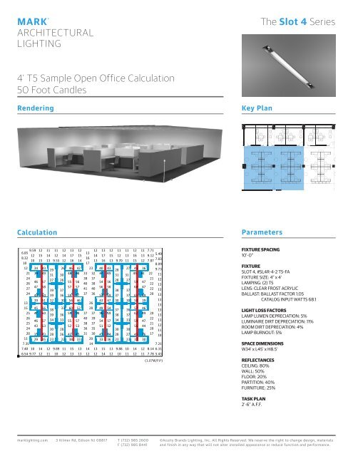 MARK® ArchitecturAl lighting 4' t5 Sample Open ... - Acuity Brands
