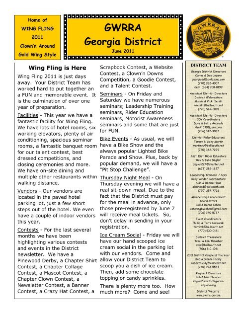 Phillip & Terri Kozlowski - GWRRA Georgia District