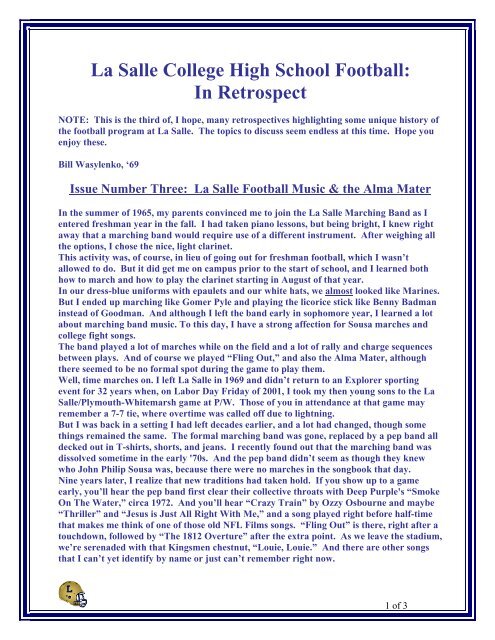 High School Alma Mater Songs Louisiana | semashow.com