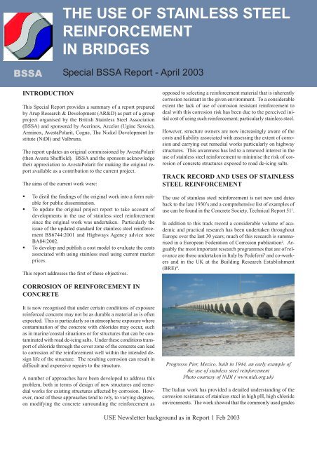 REBar report.p65 - British Stainless Steel Association