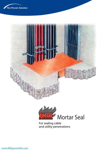 Mortar seal - KBS Passive Fire