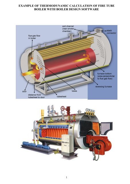 example of thermodynamic calculation of fire tube boiler with boiler ...