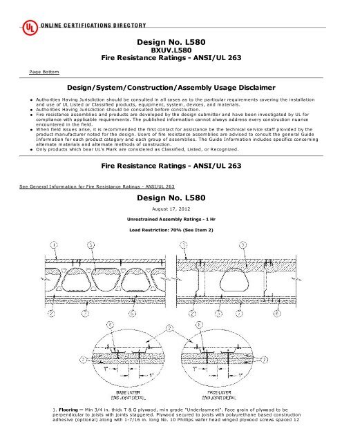 Ul Fire Resistance Ratings FireKing