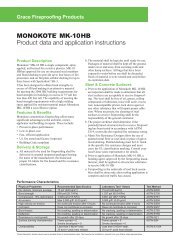 MONOKOTE® Z-106/G Gypsum based, medium density - Grace ...