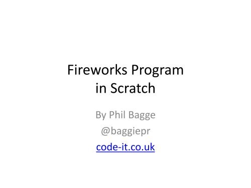 Fireworks Program in MSW Logo - code