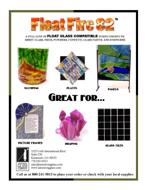 Float Fire 82 Firing Guidelines